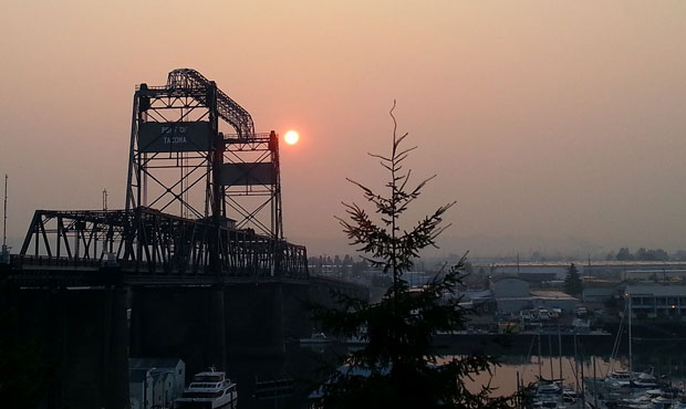 Seattle's air quality is equal to stagnant winter air