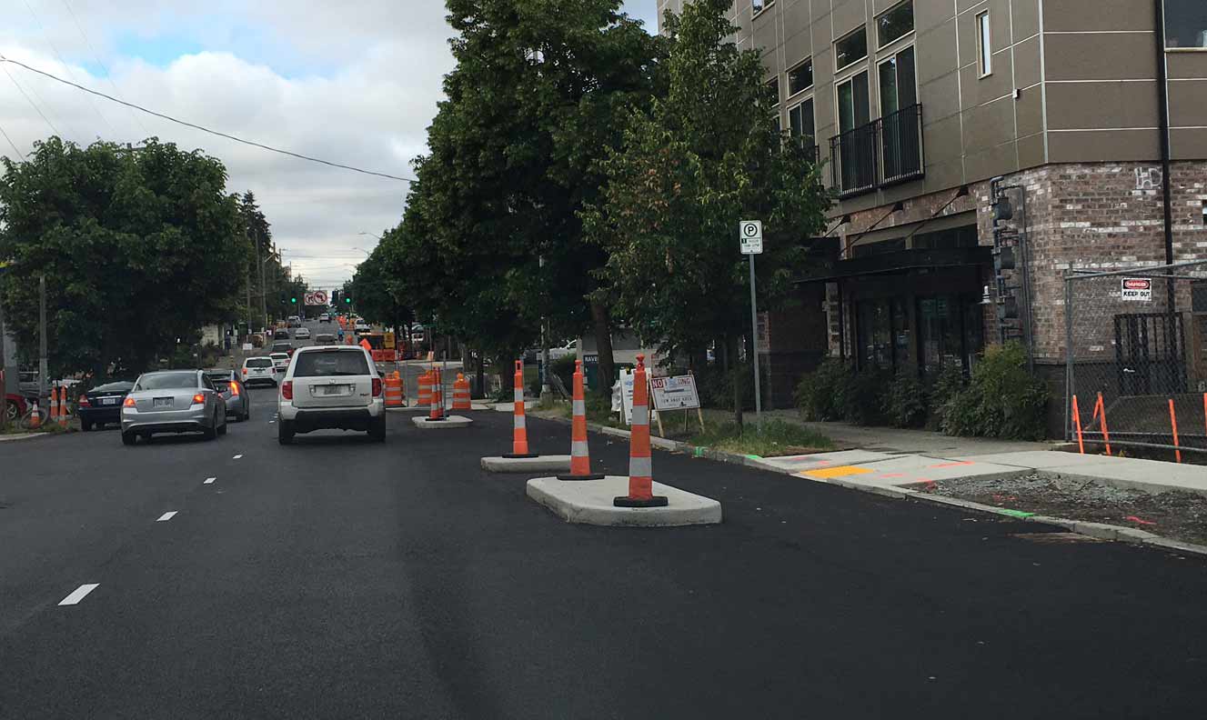 'Islands' popping up along Roosevelt Way in Seattle - MyNorthwest.com
