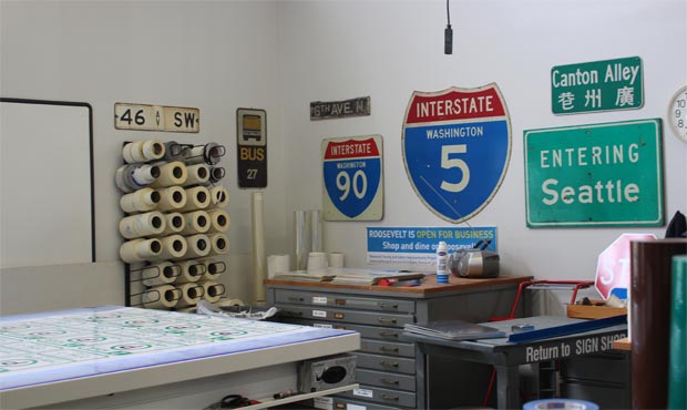 How Seattle makes all those parking signs, and what happens to the old ...