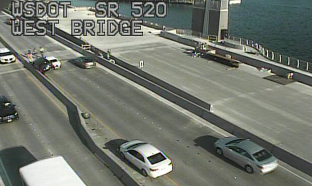 Car sandwiched on 520 Bridge makes for 'worst' commute of the summer