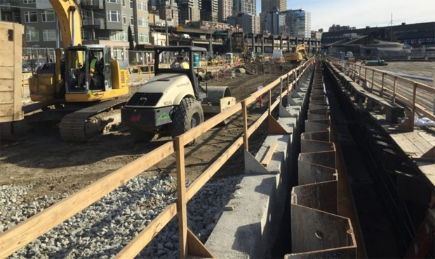 Seawall project taking shape at Seattle's waterfront