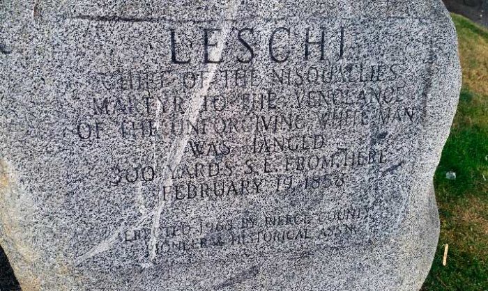 Chief Leschi lives on 160 years after his execution