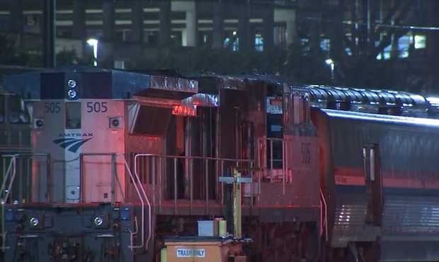 Amtrak train catches fire at SoDo rail yard