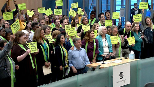 On the brink of homelessness, Seattle social workers fight for raises