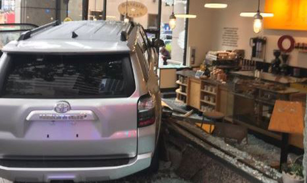 Car collides with donut shop in downtown Seattle - MyNorthwest.com