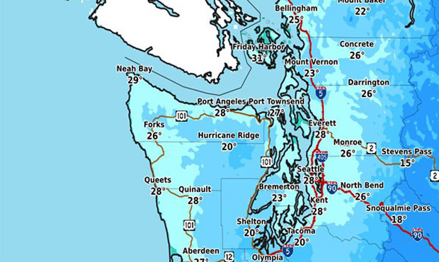 Frigid weather sees coldest October day for Seattle in years ...
