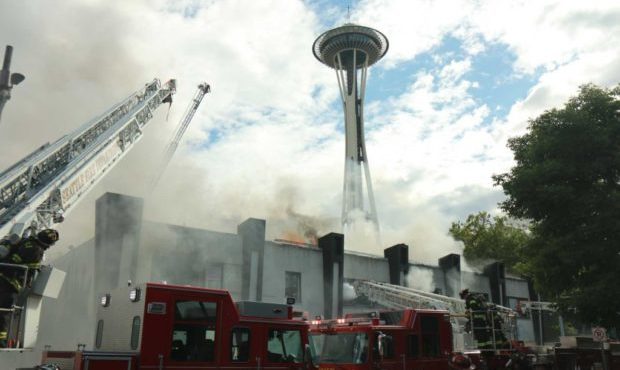Crews battle 2-alarm fire near Seattle Center - MyNorthwest.com