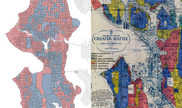 Red-lining, race, and wealth continue to form borders between Seattle ...