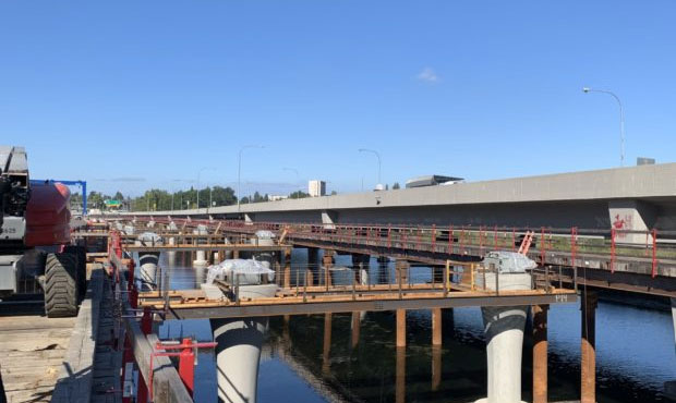 An exclusive look at Seattle's 520 bridge project from the construction ...