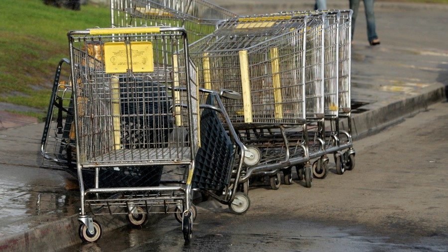 Abandoned shopping carts requiring coordinated response from Everett ...