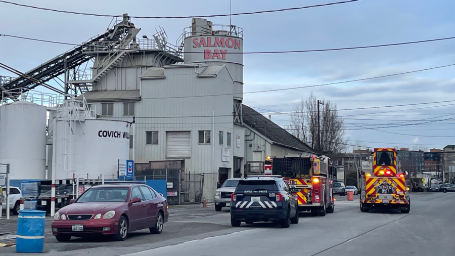 Construction worker rescued after being pinned 100 feet in the air