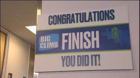 Hundreds participate in Seattle Big Climb to raise money for blood ...