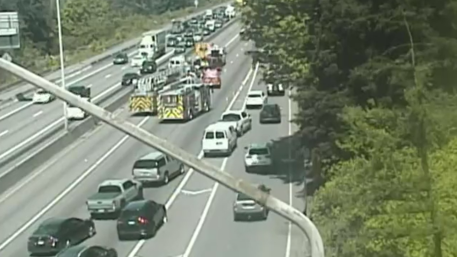 Incident cleared after crash on NB I-405 in Renton - MyNorthwest.com