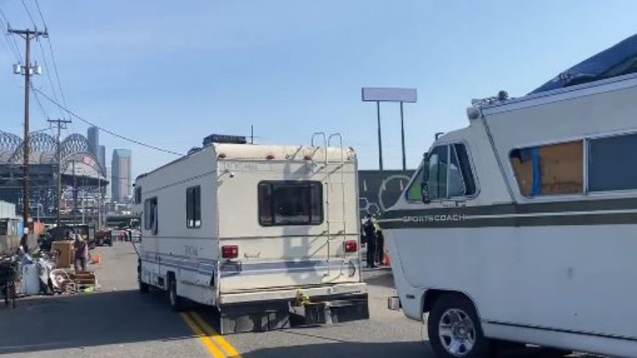 Seattle sweeping encampments, clearing RVs in SODO ahead of All-Star ...