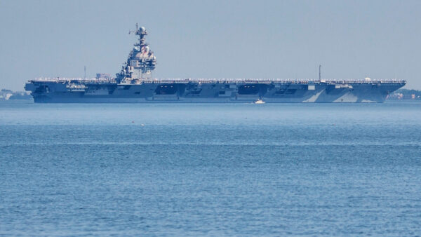 USS Ford aircraft carrier will be heading home after record-breaking ...